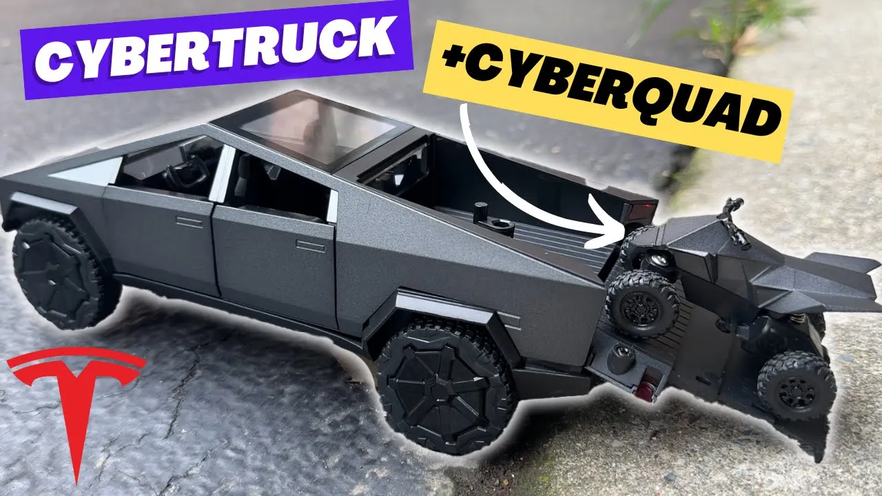 Cybertrunk delivery? EVBASE launching a new Cybertruck toy car will de ...
