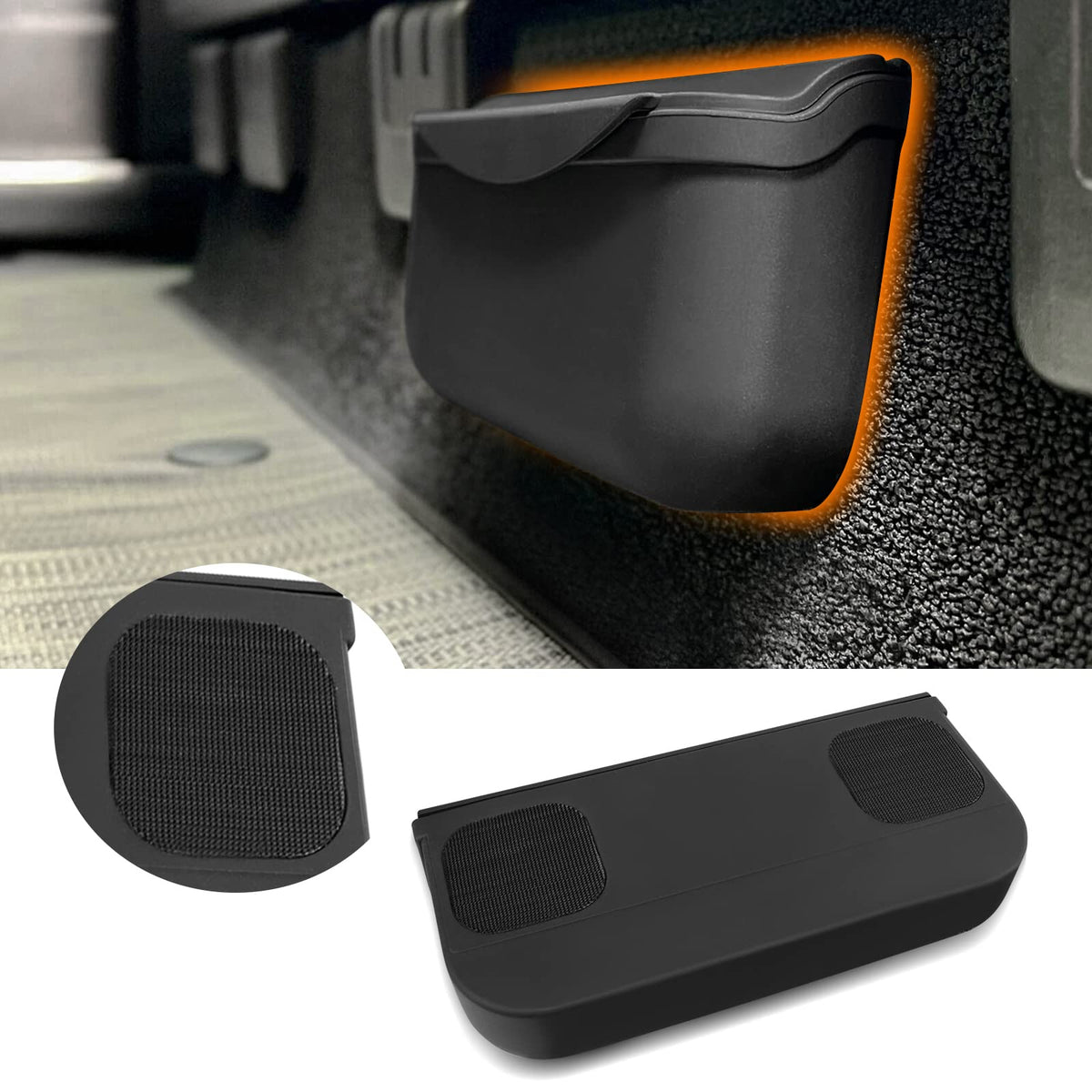 Rivian R1T R1S Under Seat Storage Box Rear Seat Organizer Back Seat Tr ...