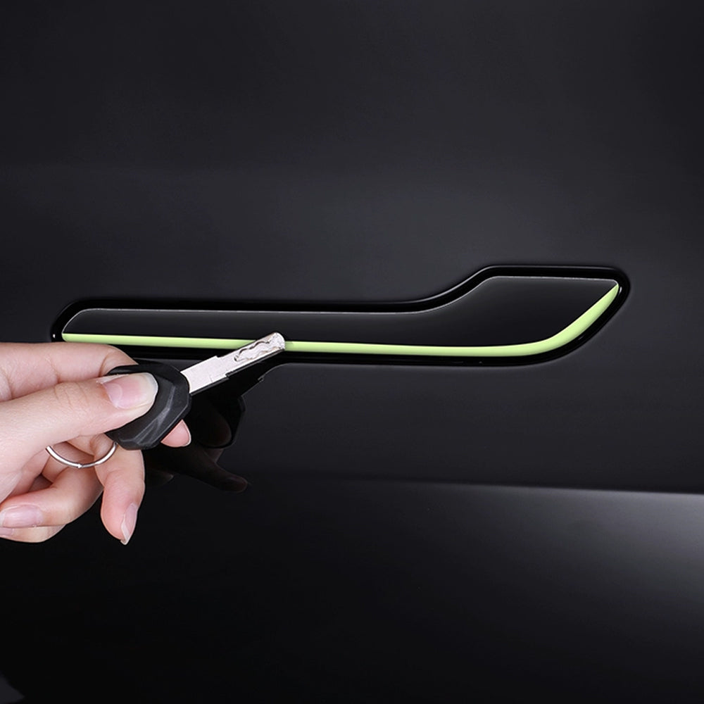 Tesla Model 3 Y Luminous Door Handle Wrap Door Handle Protector Sticke ...