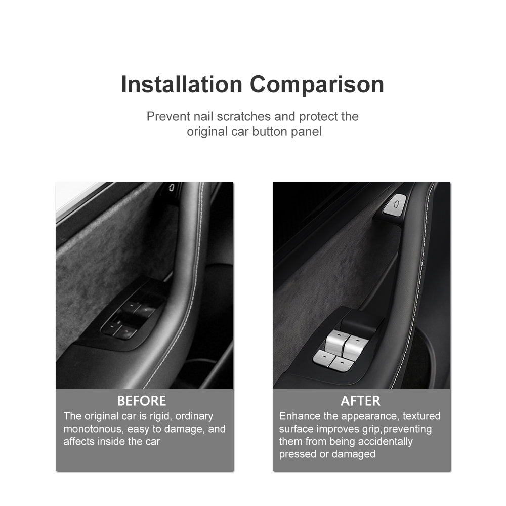 Tesla Model 3 Y Window Lift Control Switch Button Panel Cover Tesla In ...