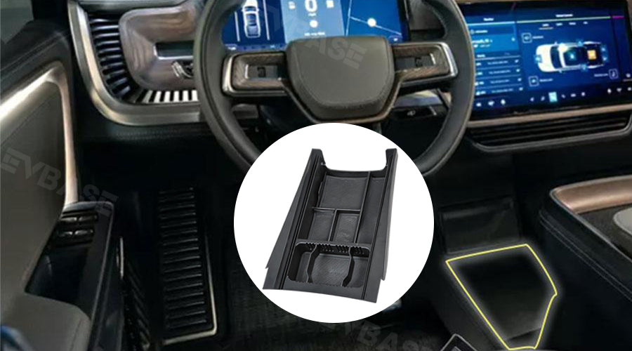 Updated Rivian Center Console Tray R1T/R1S Lower Center Console Hidde ...