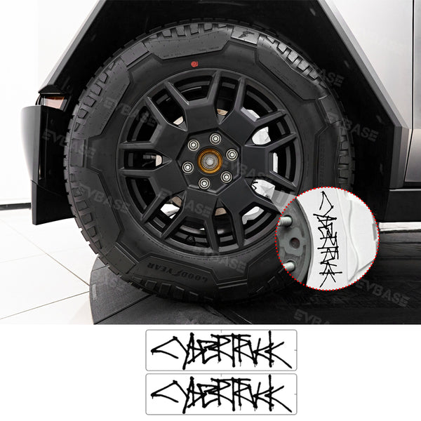 Tesla Cybertruck Brake Caliper Decal Custom Sticker Vinyl Decals Set o ...