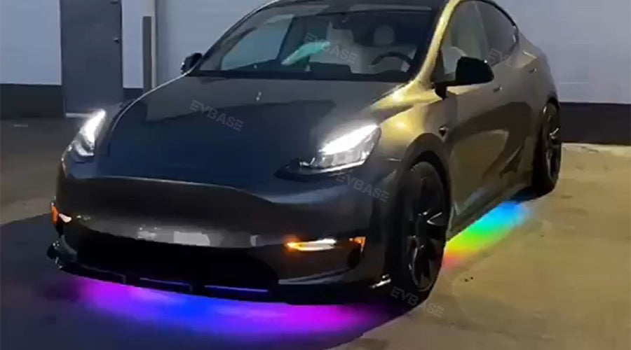 Model 3/Y/Highland Chassis Streamer Ambient Lights Underglow Tesla Und ...