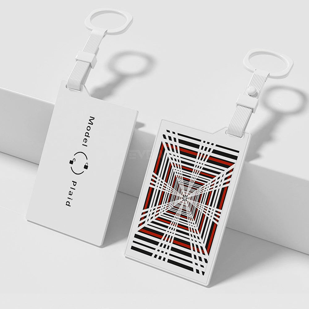 Accueil / Produits / Tesla Key Card Holder Inspired by Cybertruck Plaid ...