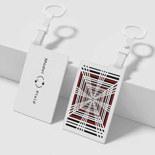 Accueil / Produits / Tesla Key Card Holder Inspired by Cybertruck Plaid ...