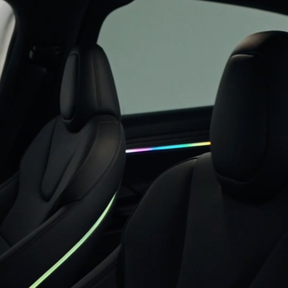 Tesla Model X Ambient Lighting Accessories Laser Carving RGB 128-Color ...