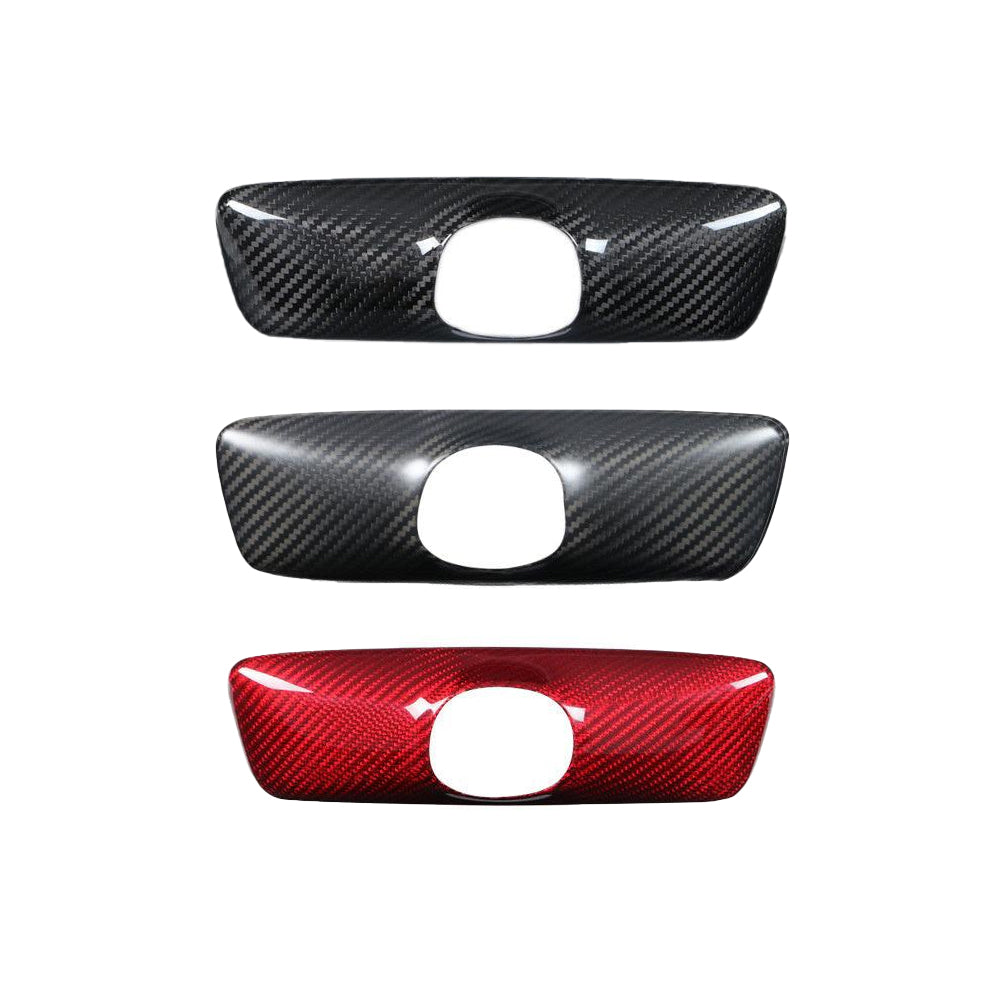 Tesla Interior Rearview Mirror Cover Model 3 Y Real Carbon Fiber Rearv ...