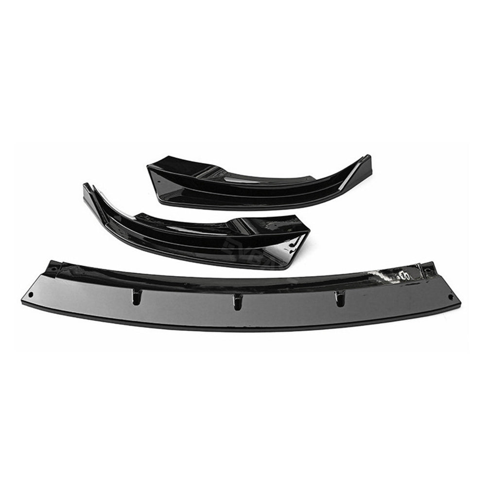 EVBASE Tesla Model Y Front Bumper Lip Kit ABS Apron Fascia Front Spoil ...