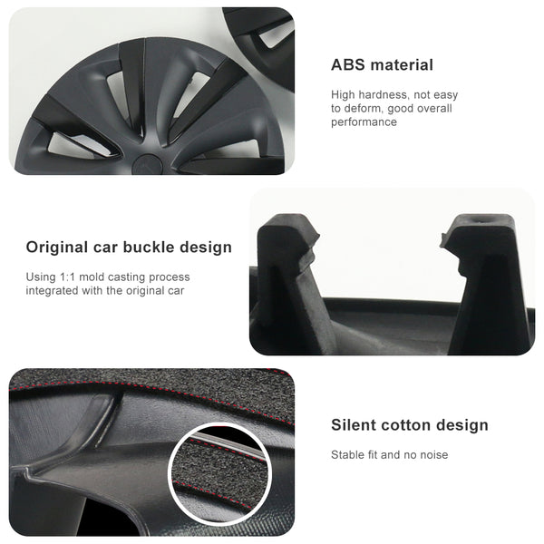 Tesla Model 3 Highland Wheel Covers 18inch Photon Wheel Caps Inspired ...