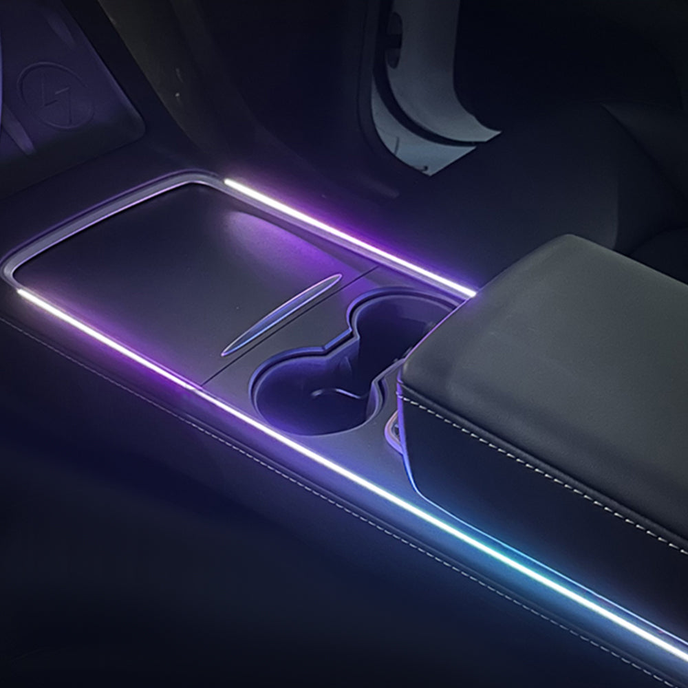 Model 3 Y Center Console Streamer Ambient Light Tesla Interior Light A ...
