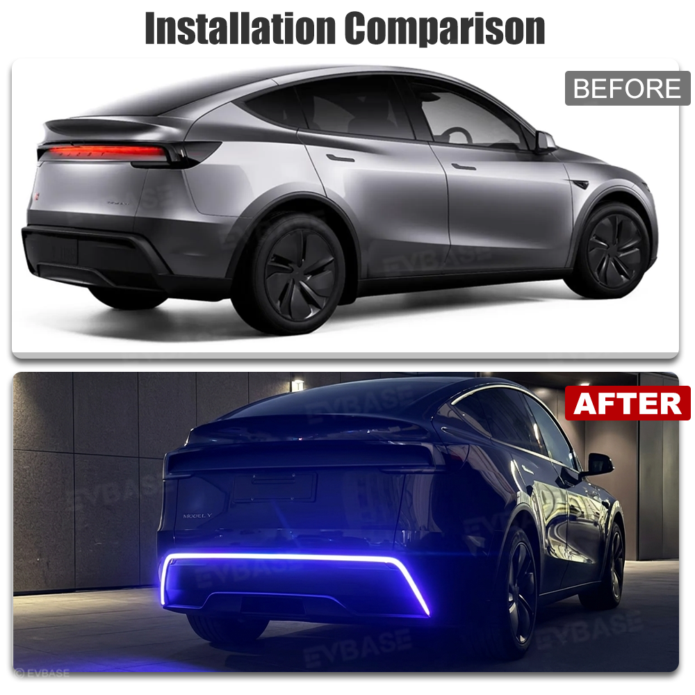 Model Y Juniper Rear Bumper Ambient Lighting RGB Dynamic LED Light Str ...
