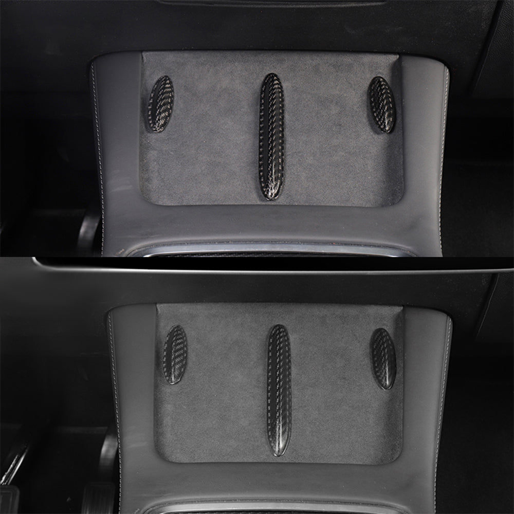 EVBASE Real Carbon Fiber Tesla Wireless Charging Pad Sticker Model 3 Y ...