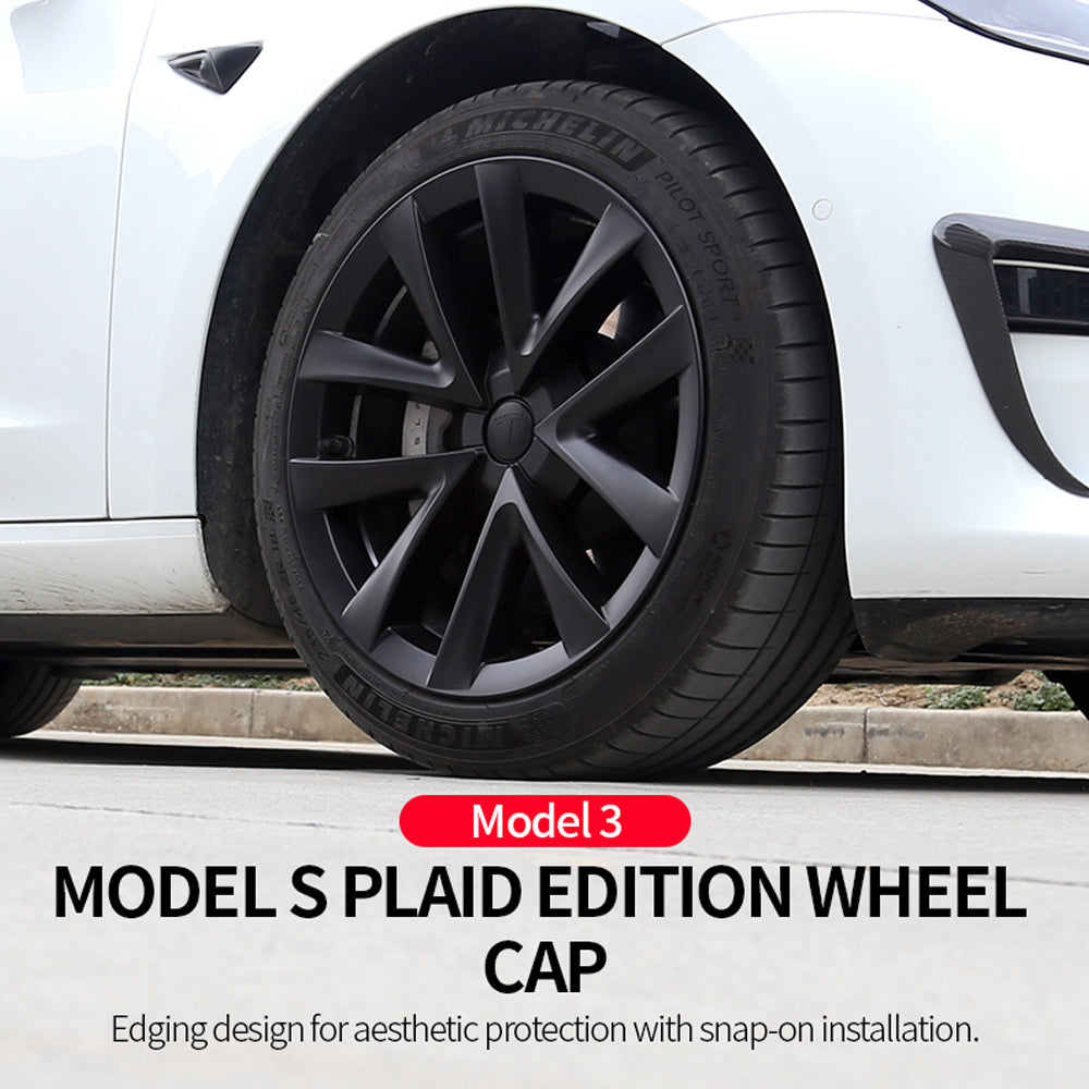 EVBASE Tesla Model 3 Wheel Cover 18 inch Sport Model S Plaid Version A ...