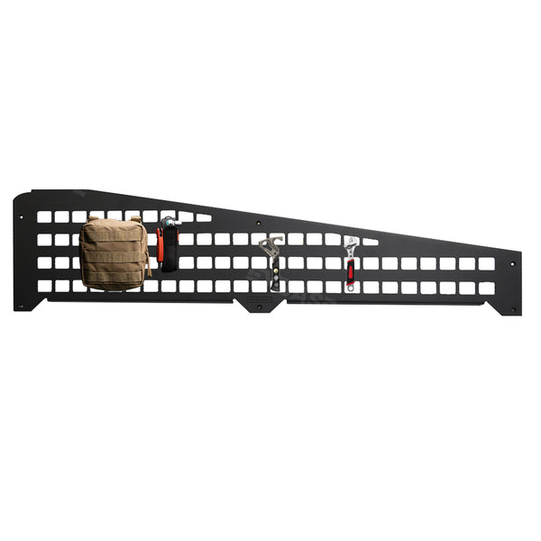 Tesla Cybertruck MOLLE Panel Rack Side Trunk Bed MOLLE System - EVBASE ...