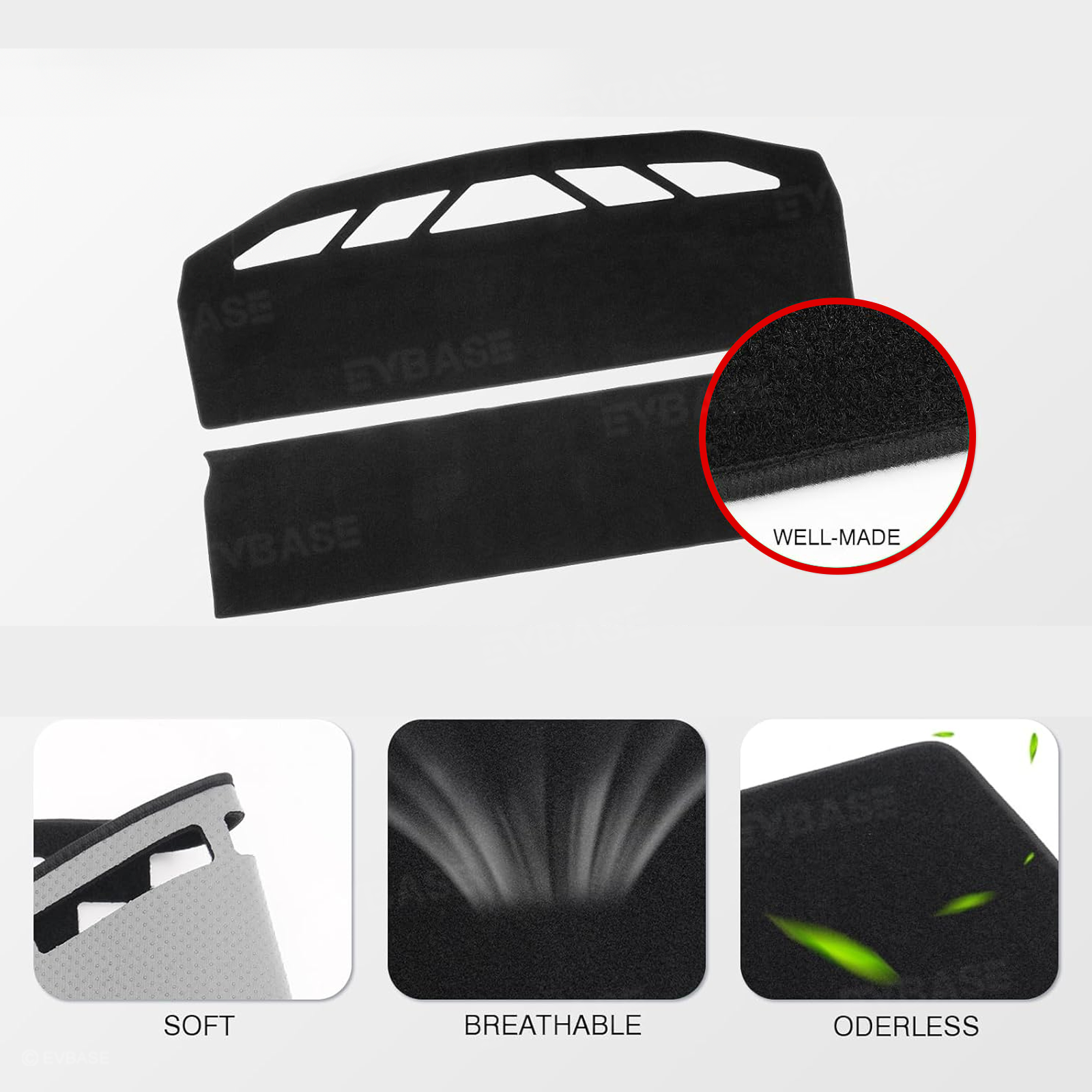 Cybertruck Dash Cover Anti-Glare Sun Protection Suede Dashboard Mat ...