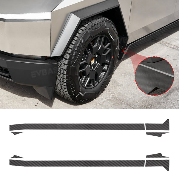 Inicio / Productos / Tesla Cybertruck Rocker Panel Vinyl Wrap DIY Kit ...