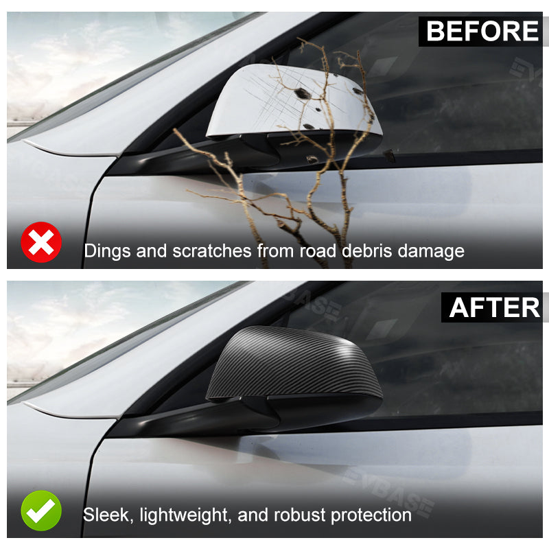 Inicio / Productos / Tesla Model Y Side Mirror Covers Real Carbon Fiber ...