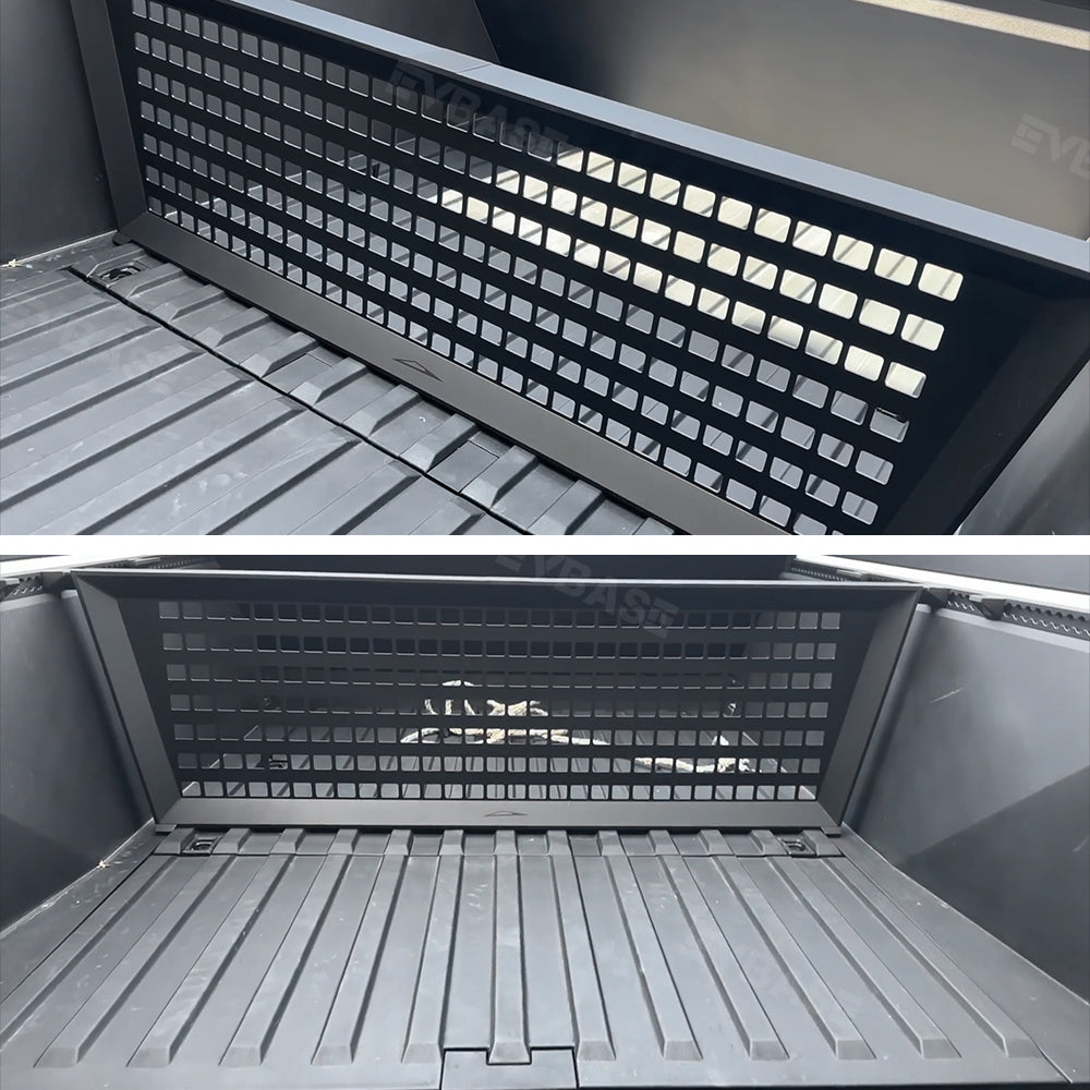 Tesla Cybertruck Vault Cargo Divider MOLLE System Rack Trunk Bed Divid ...