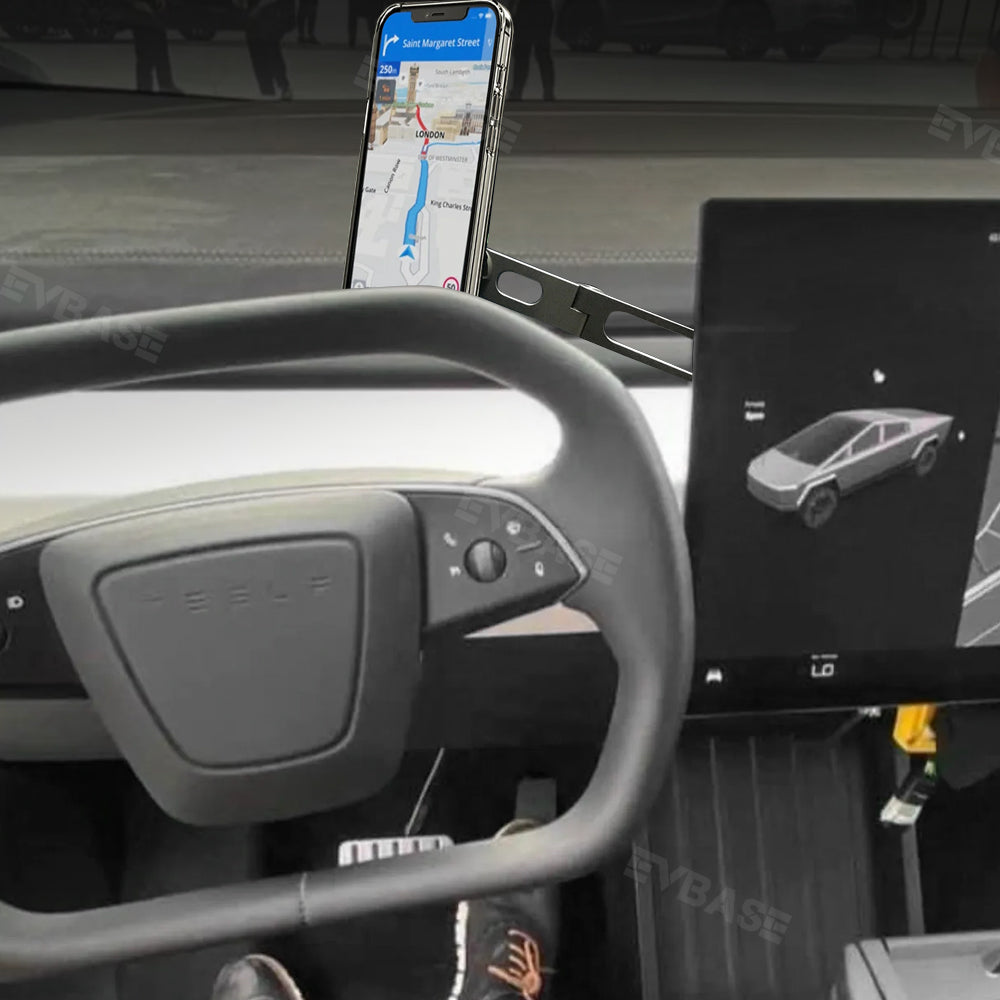 EVBASE Tesla Cybertruck Phone Holder Adjustable Magnetic Phone Mount C ...