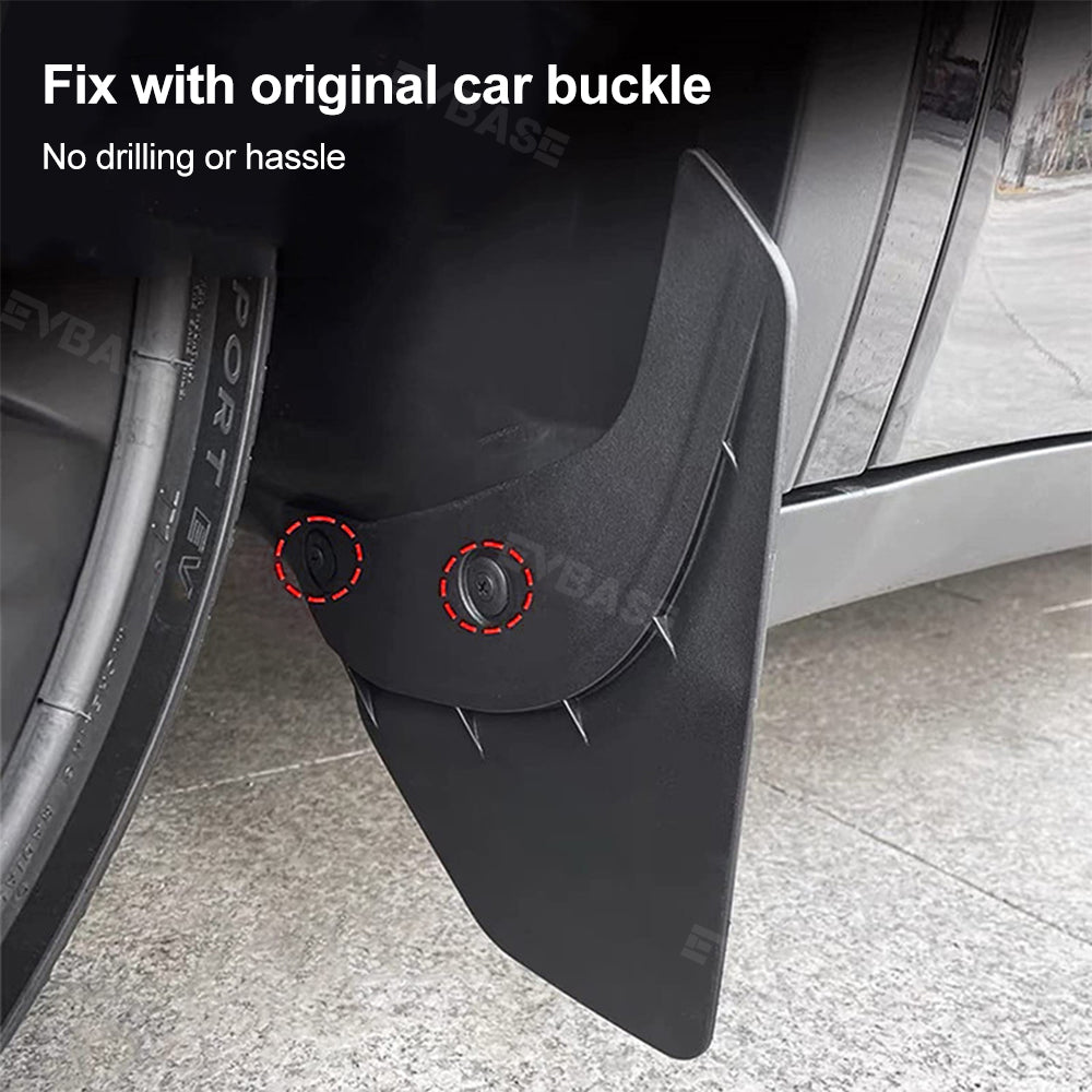 EVBASE Tesla Model 3 Highland OEM Mud Flaps Splash Guards Mudguards Fe ...