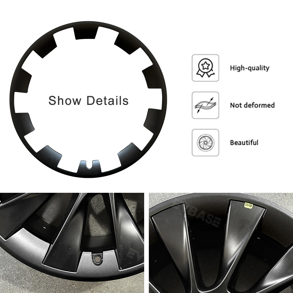EVBASE Tesla Rim Protector Model Y RimCase for 20 inch Wheels Rim Prot ...