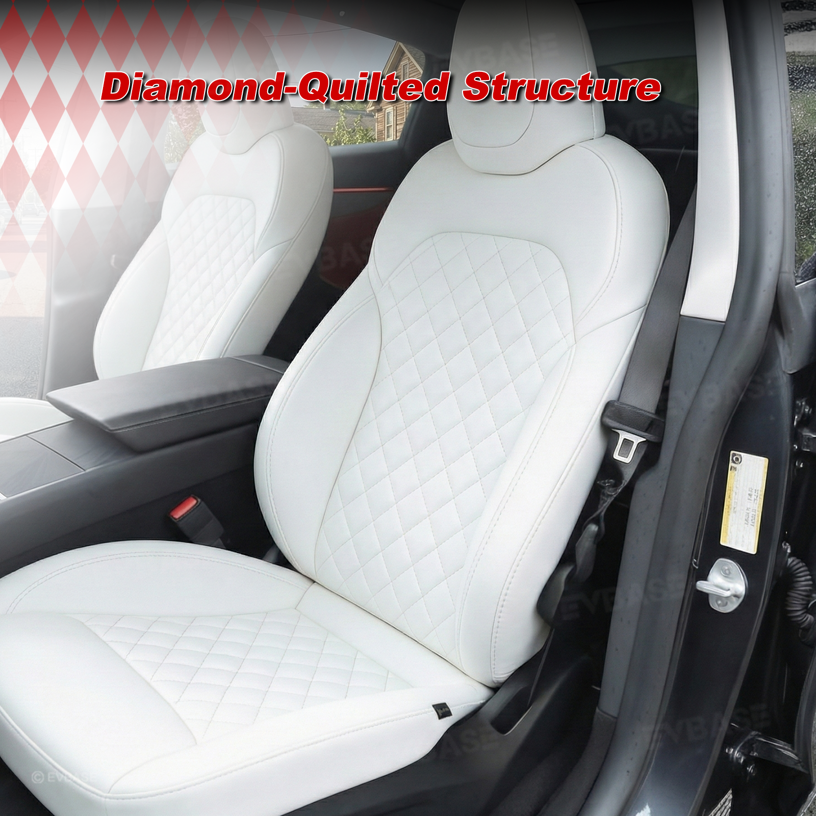 Model Y Juniper Seat Covers NAPPA Leather Full Coverage Seat Protector ...