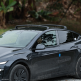 Tesla Model Y Juniper Roof Rack Cross Bar Aluminum Alloy Lockable Carr ...