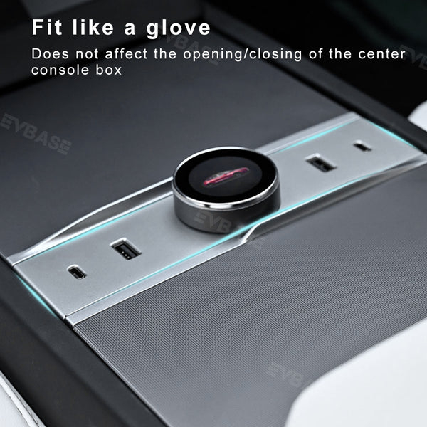 EVBASE Tesla Gear Shift Knob Model 3 Highland Smart Rotary Shift Gear ...