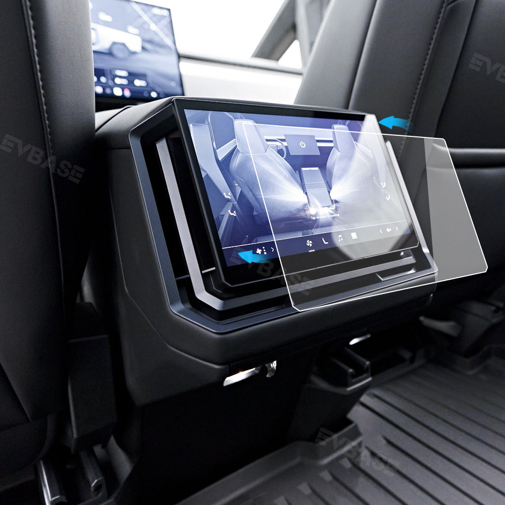 Tesla Cybertruck Screen Protectors Tempered Glass Front Infotainment s ...