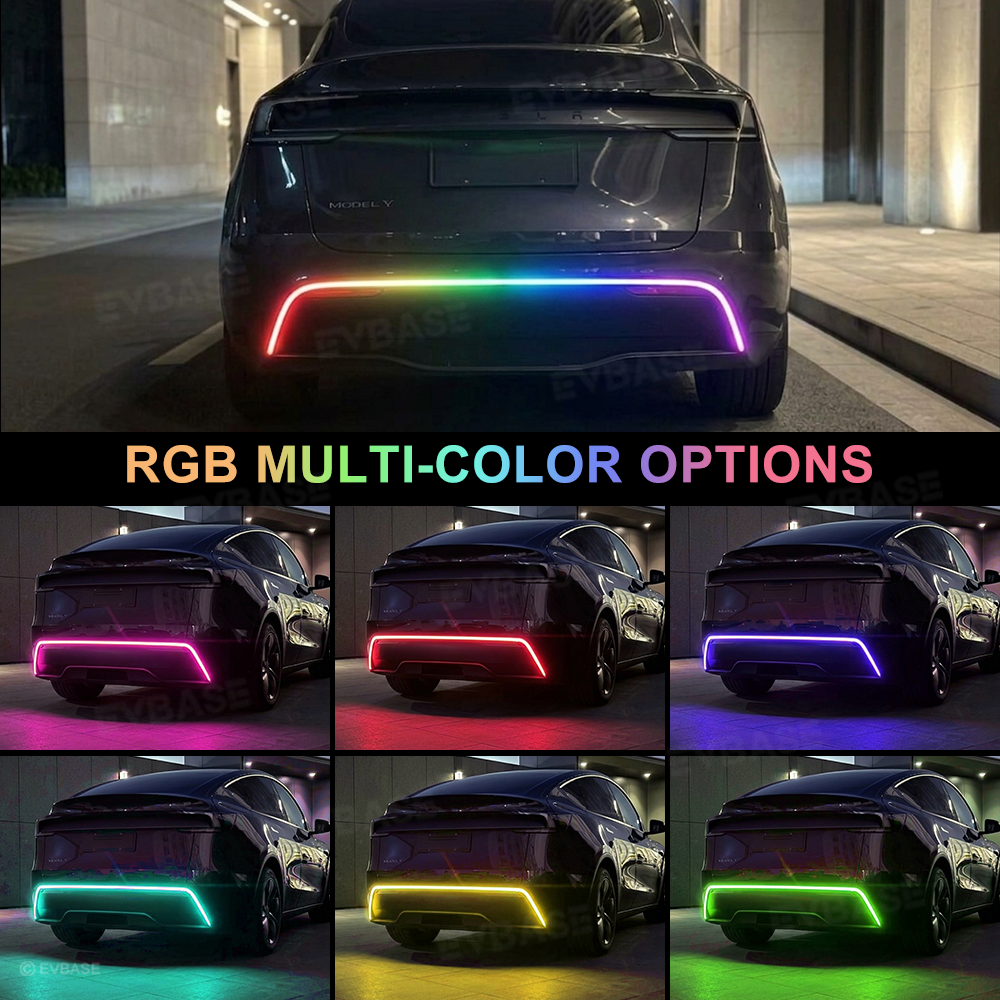 Model Y Juniper Rear Bumper Ambient Lighting RGB Dynamic LED Light Str ...
