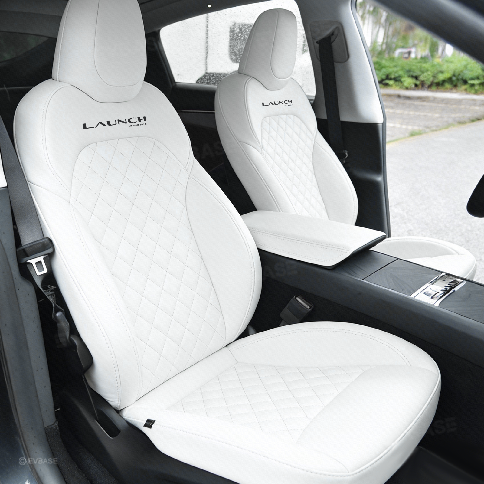 Model Y Juniper Seat Covers NAPPA Leather Full Coverage Seat Protector ...