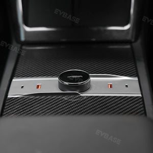 EVBASE Tesla Gear Shift Knob Model 3 Highland Smart Rotary Shift Gear ...