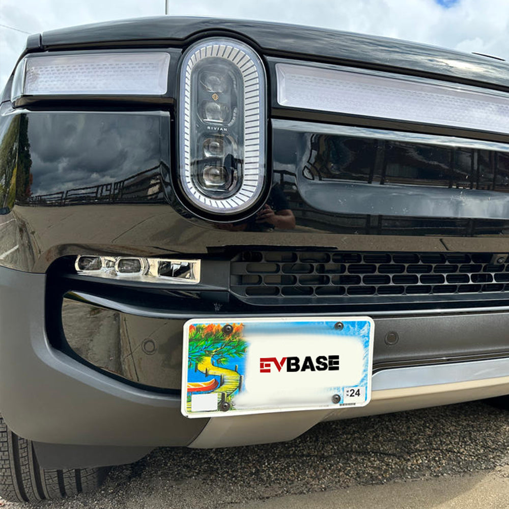 Rivian License Plate Holder R1T R1S License Plate Mount Kit No Drillin ...