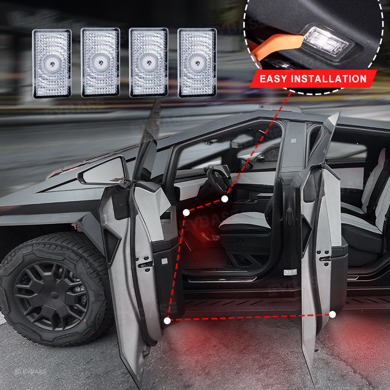 Home / Products / Cybertruck Interior LED Lights RGB Door Puddle ...