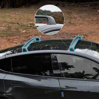 Tesla Model Y Juniper Roof Rack Cross Bar Aluminum Alloy Lockable Carr ...