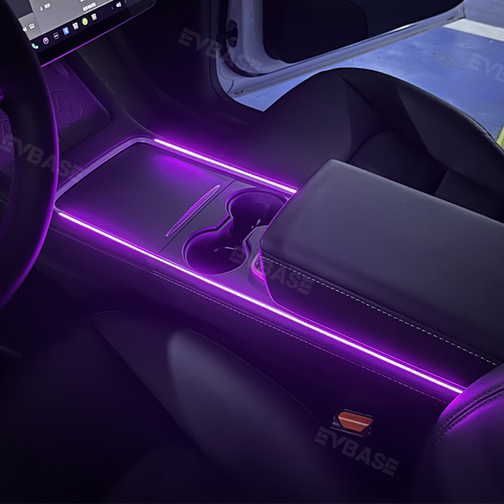 Model 3 Y Center Console Streamer Ambient Light Tesla Interior Light A ...