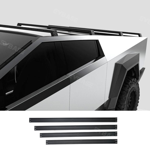 Tesla Cybertruck Roof Rack Off-Road Cross Bar Cargo Rack Rails - EVBASE ...