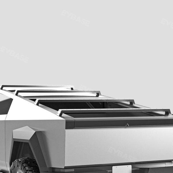 Tesla Cybertruck Roof Rack Off-Road Cross Bar Cargo Rack Rails - EVBASE ...