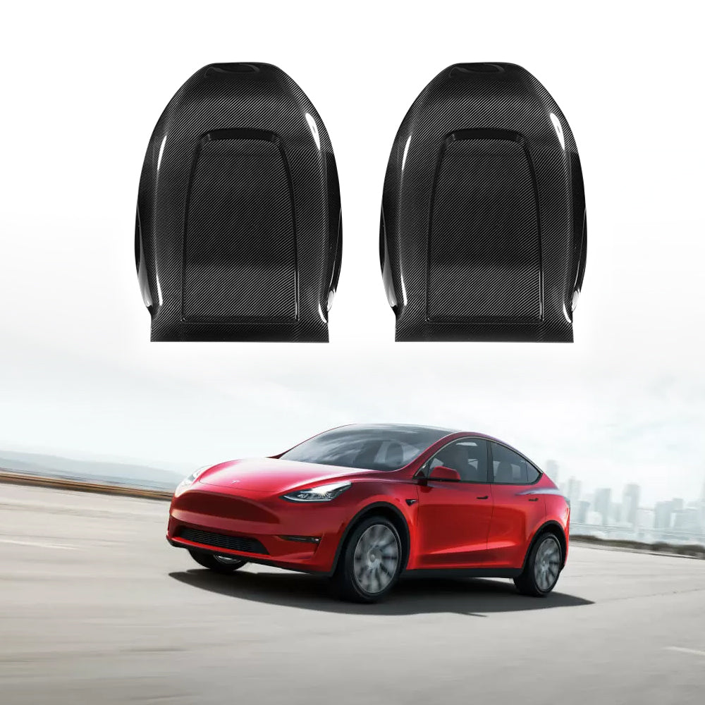 Tesla Model Y 3 Carbon Fiber Interior Accessories Backseat Cover ...