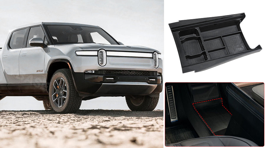 Updated Rivian Center Console Tray R1T/R1S Lower Center Console Hidde ...