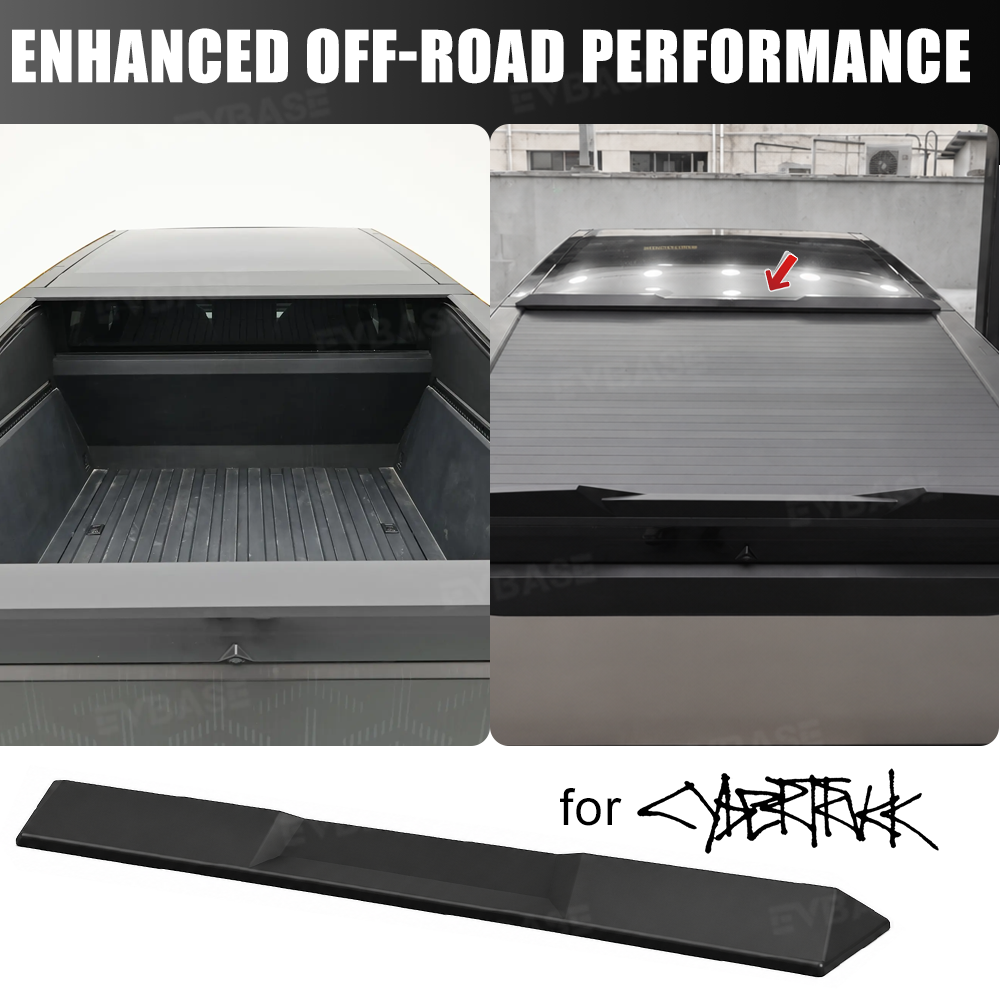 Cybertruck Rear Cab Spoiler ABS Roof Spoiler Wing Aerodynamic Upgrade ...