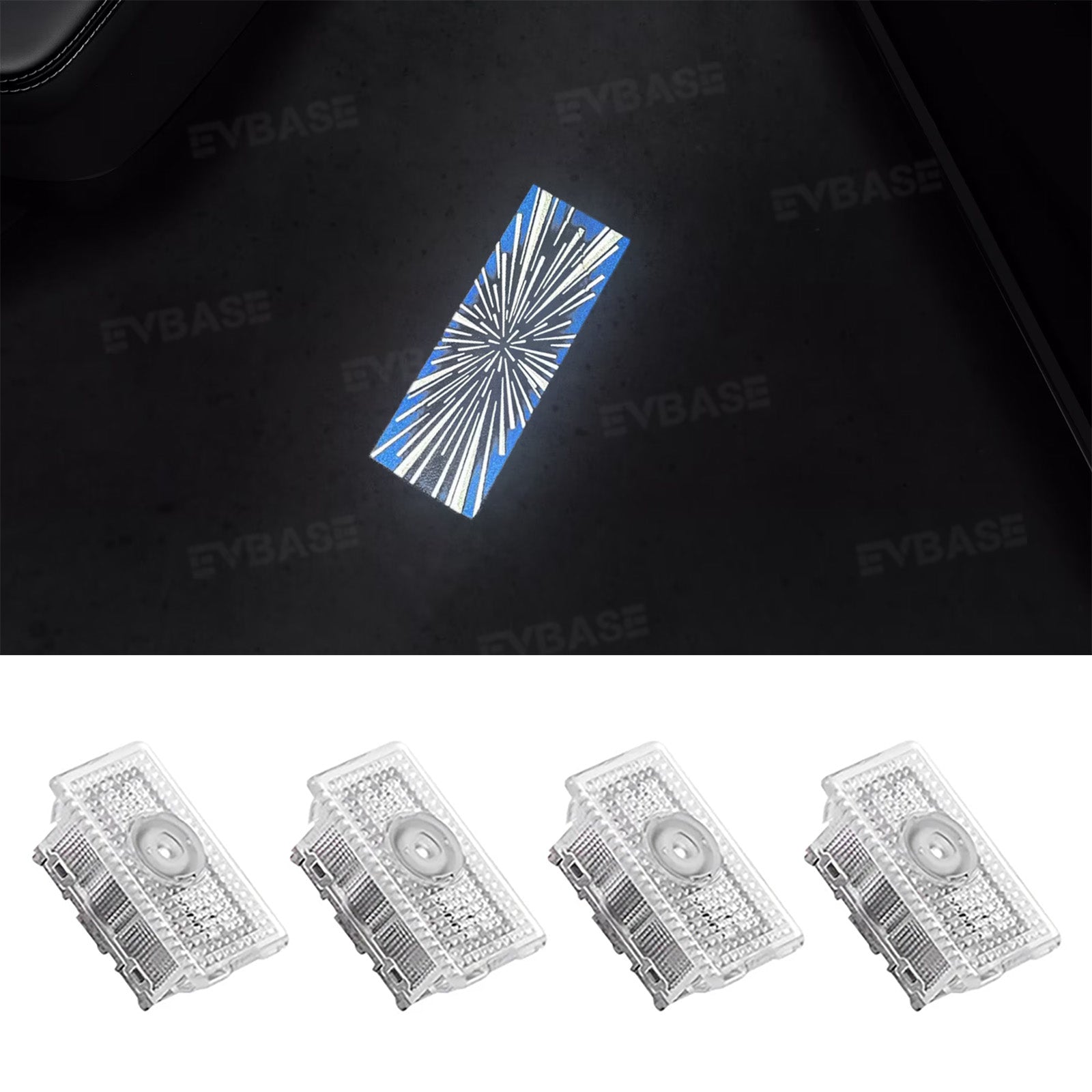 Door Plaid Projector Lights for Tesla Model 3/Y Ultra-Bright OEM Style ...
