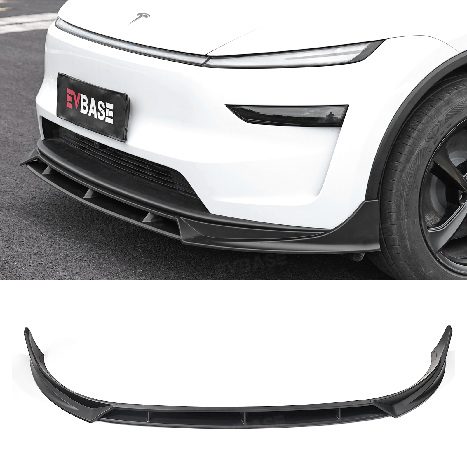 Model Y Juniper Fast Style Front Lip ABS Front Bumper Lip Splitter for ...