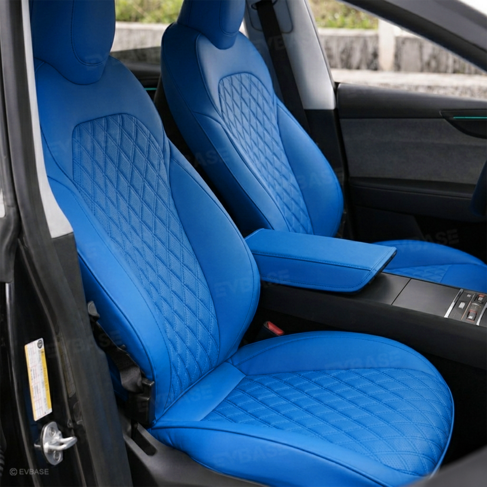 Model Y Juniper Seat Covers NAPPA Leather Seat Protector with Double-S ...