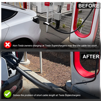 NACS to CCS1 Adapter with Extension Cable Max 250A/1000V Fast Charge C ...