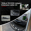 NACS to CCS1 Adapter with Extension Cable Max 350A/1000V Fast Charge C ...