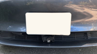 Tesla License Plate Frame Model 3 Y Aluminum Alloy Front License Plate ...