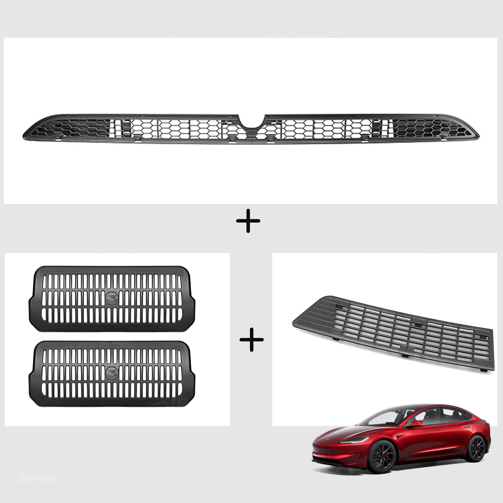 Model 3 Highland Radiator Grille Mesh Insert & Air Intake Vent Cover ...
