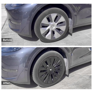 Tesla Wheel Covers Model Y Induction Wheel Caps for 19 inch Gemini Whe ...