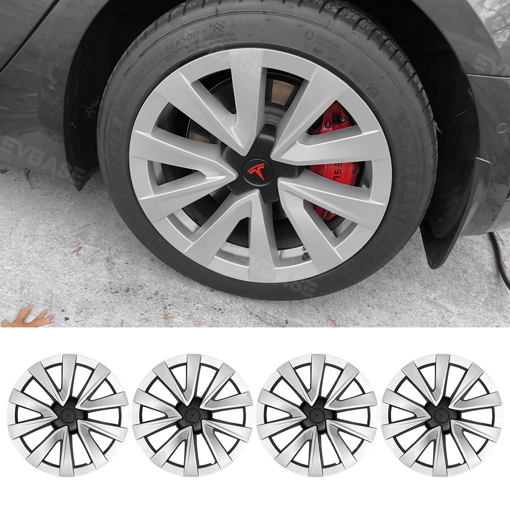 Tesla Model 3 Wheel Covers 18inch Model 3 Hub Caps Inspired by Model 3 ...